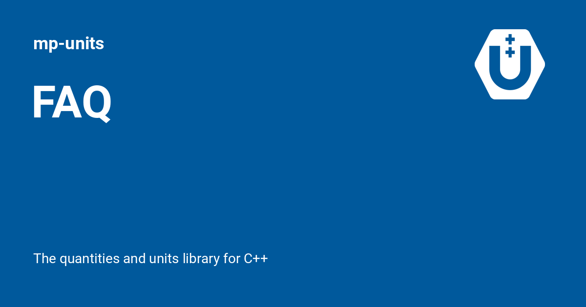 FAQ - mp-units