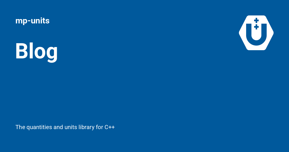 Blog - mp-units