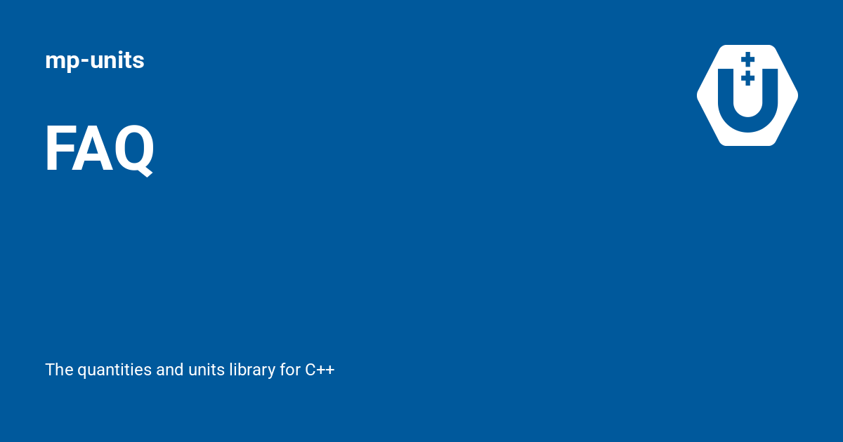 FAQ - mp-units