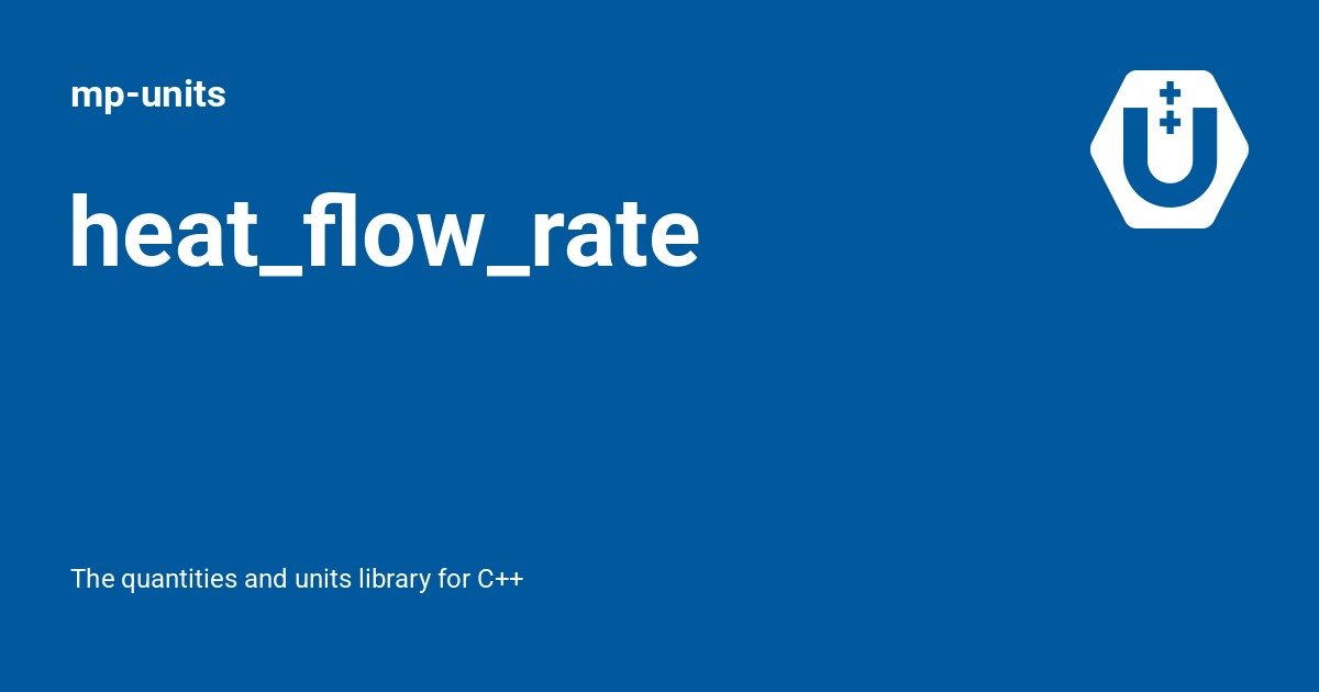 heat_flow_rate - mp-units
